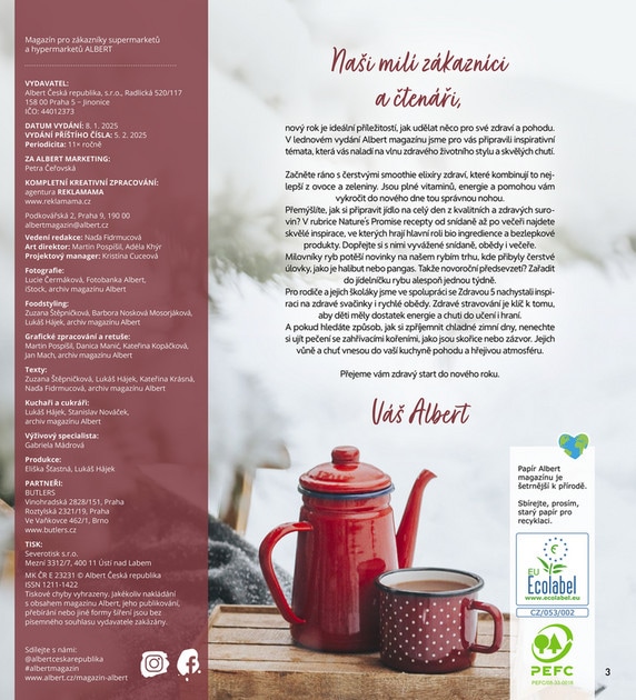 Albert - Albert magazín 01/2025 - Stran 2–3