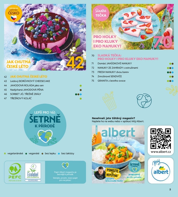 Albert - Albert magazín 2025/06 - Stran 4–5